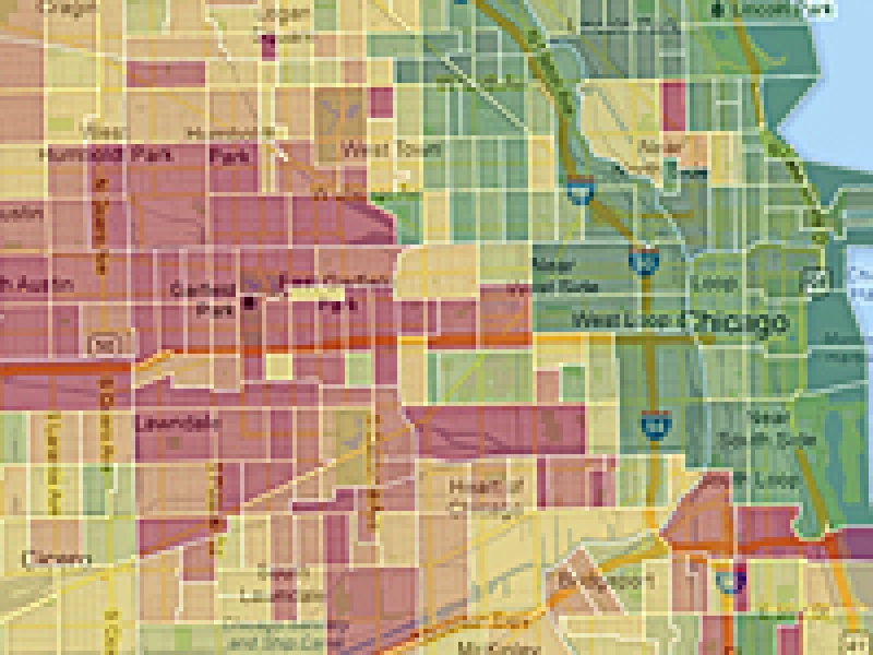 Map shows Chicago's richest and poorest neighborhoods