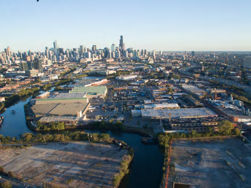 New Lincoln Yards plan from Sterling Bay replaces stadium with park